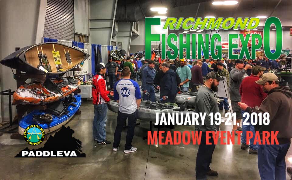 The Richmond Fishing Expo : Our Kayak Fishing Booth – PaddleVa