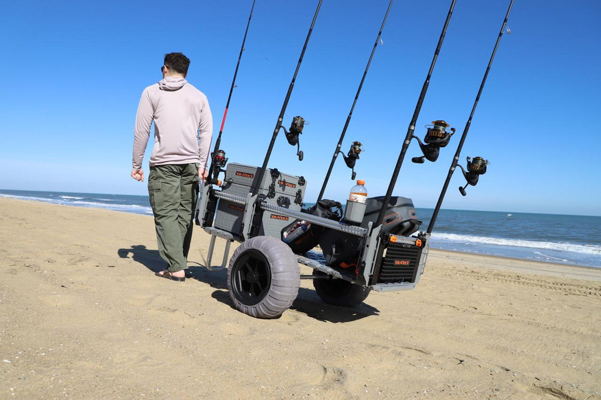 YakAttack SandRig Surf Cart 20"x54" w/ Balloon Tires – PaddleVa